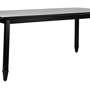 SAFAVIEH Home Collection Brayson Modern Black Rectangle Dining Table