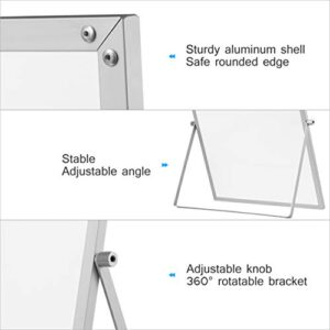 STOBOK Magnetic Whiteboard with Stand,Dry Erase Board for Home Office School