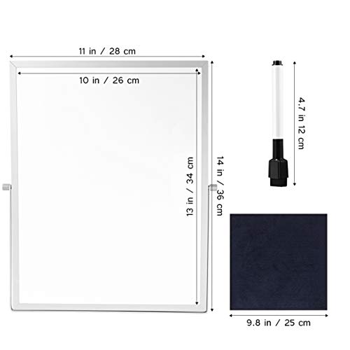 STOBOK Magnetic Whiteboard with Stand,Dry Erase Board for Home Office School