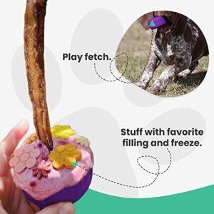 Bully Stick Holder for Dogs - Medium Size - Interactive Dog Toy, Dog Treat Holder, Slow Feeder, Treat Dispenser, Chew Toy and Dog Safety Device