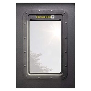 Thin Shade™ Ready for Prepped Lippert™ Entry Doors,Black