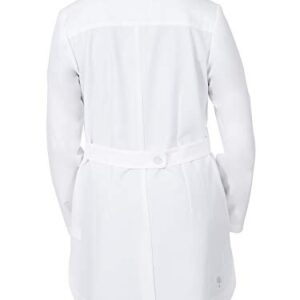 Healing Hands Lab Coat Women 4 Pocket Mid Length 5101 Fiona Womens Lab Coat The White Coat Modernist Collection White 2XL