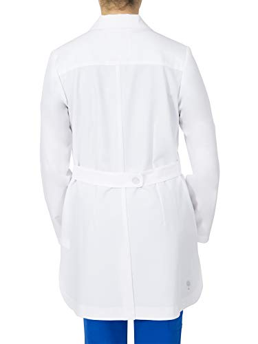 Healing Hands Lab Coat Women 4 Pocket Mid Length 5101 Fiona Womens Lab Coat The White Coat Modernist Collection White 2XL