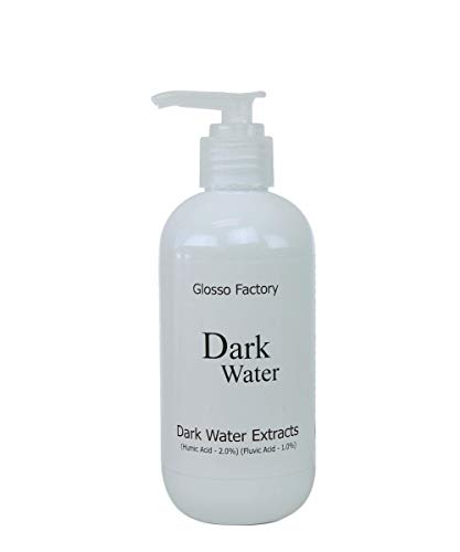 Glosso Factory Dark Water Extracts 8oz Pump Bottle for Fresh Water Aquariums