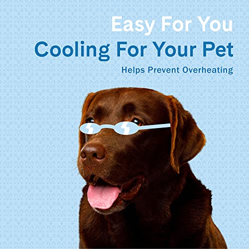 The Green Pet Shop Dog Cooling Mat, Medium - Pressure Activated Pet Cooling Mat for Dogs and Cats, Sized for Medium Sized Pets (21-45 Lb.) - Non-Toxic Gel, No Water Needed for This Dog Cooling Pad