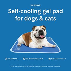 The Green Pet Shop Dog Cooling Mat, Medium - Pressure Activated Pet Cooling Mat for Dogs and Cats, Sized for Medium Sized Pets (21-45 Lb.) - Non-Toxic Gel, No Water Needed for This Dog Cooling Pad