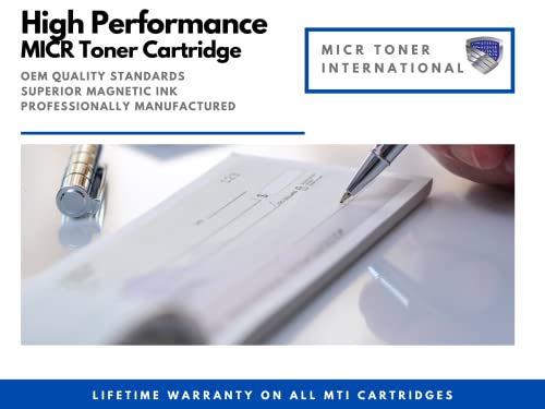 MTI 37A MICR Toner Cartridge Replacement for HP 37A CF237A 37X CF237X HP Enterprise M607 M607n M607dn M608 M608n M608dn M609 MFP M631 M632 M633 Check Printer Ink