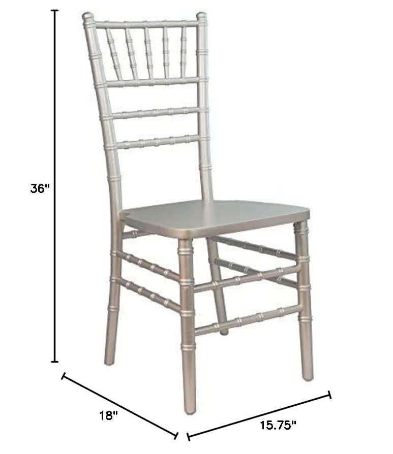 Flash Furniture Advantage Champagne Wood Chiavari Chair