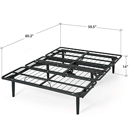 ZINUS Smart Adjust(TM) Metal Adjustable Bed Frame / Mattress Foundation with Remote / Head and Foot Incline / Ergonomic Positioning for Better Health and Relaxation / Easy Tool-free Assembly, Queen