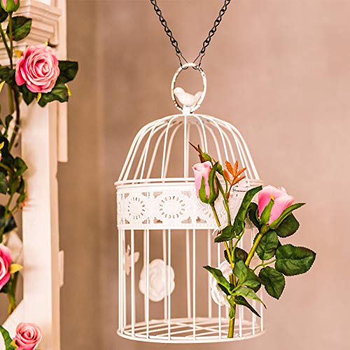 2 Pack Hanging Chain for Bird Feeders, Planters, Lanterns and Ornaments (9.5 Inch, Black)