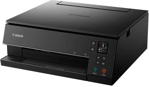 Canon Pixma TS6320 Wireless All-in-One Photo Printer with Copier, Scanner and Mobile Printing, Black, Amazon Dash Replenishment