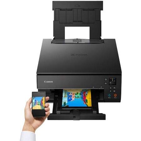 Canon Pixma TS6320 Wireless All-in-One Photo Printer with Copier, Scanner and Mobile Printing, Black, Amazon Dash Replenishment