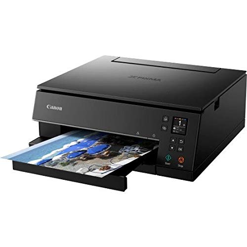 Canon Pixma TS6320 Wireless All-in-One Photo Printer with Copier, Scanner and Mobile Printing, Black, Amazon Dash Replenishment