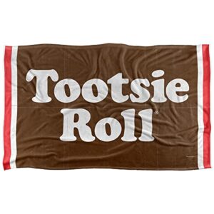 Trevco Tootsie Roll Wrapper Silky Touch Super Soft Throw Blanket 36" x 58"