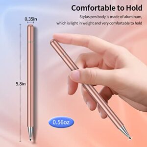 Capacitive Stylus Pen for Touch Screens, High Sensitivity Pencil Magnetism Cover Cap for iPad Pro/iPad Mini/iPad Air/iPhone Series All Capacitive Touch Screens