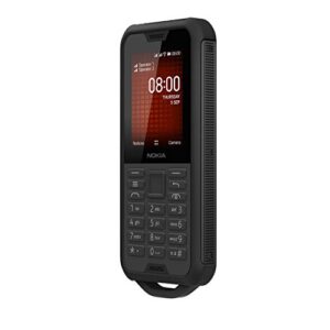 Nokia 800 Tough 2.4" 4GB 512MB RAM 2100mAh IP68 Rugged Cell Phone (GSM Only, No CDMA) Factory Unlocked - 4G LTE International Model No Warranty (Black)