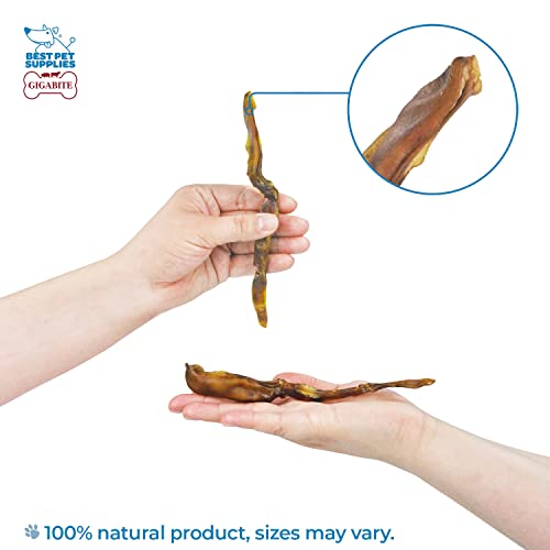 Best Pet Supplies GigaBite Pig Ear Slices (2.2-Pounds) – All Natural Pig Ear Strips, Piggy Sliver Dog Treat