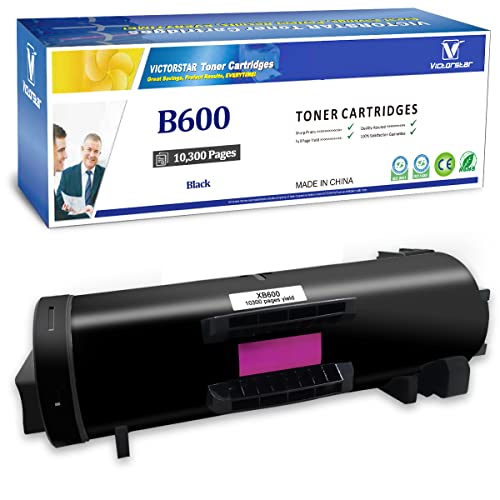 VICTORSTAR Remanufactured Toner Cartridge B600 B600 B605 B610 B615 Black Standard Capacity 10300 Pages for Xerox Versalink B600 B605 B610 B615 Laser Printers