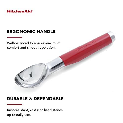 KitchenAid Classic Ice Cream Scoop, One Size, Red 2