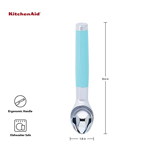 KitchenAid Classic Ice Cream Scoop, One Size, Aqua Sky 2