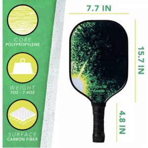 Franklin Sports Pickleball 2-Player Carbon Fiber Paddle and X-40 Pickleball Set