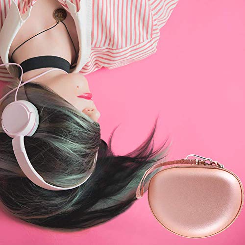 Headphone Case for Picun P26 / for Beats Solo3 2/ for Beats Studio3/ for Elecder i39 On-Ear Headphones More Foldable Bluetooth Wireless Headset (Extra Large) - Rose Gold