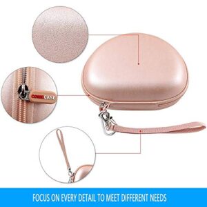 Headphone Case for Picun P26 / for Beats Solo3 2/ for Beats Studio3/ for Elecder i39 On-Ear Headphones More Foldable Bluetooth Wireless Headset (Extra Large) - Rose Gold