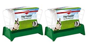 kaytee 2 pack of hay feeders for small pets, assorted colors