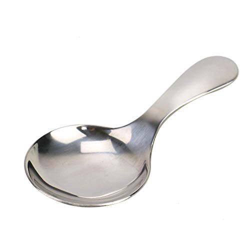 PHAETON 8PCS Silver Stainless Steel Short Handle Spoons Soup Spoons Condiments Spoon Dessert Spoon Tea Coffee Spoons