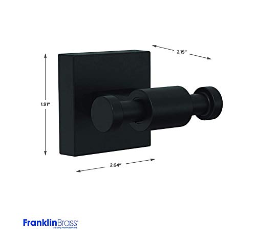 Franklin Brass MAX35-FB Maxted Wall Mounted Multi-Purpose Hook in Matte Black