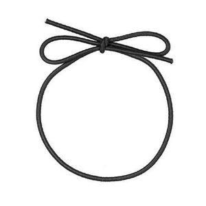 stretch loops for crafts and easy gift-wrapping (8-inch, black)