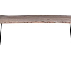 Jofran Nature's Live Edge Dining Table, 79', Slate