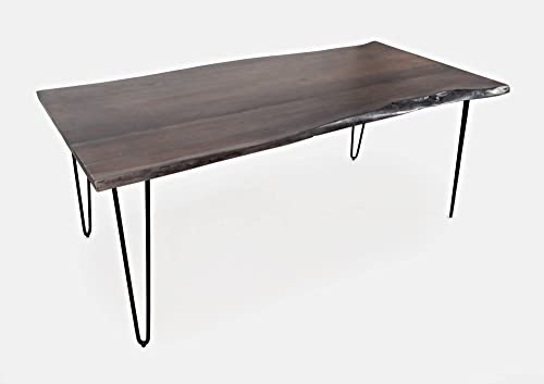 Jofran Nature's Live Edge Dining Table, 79', Slate