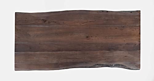 Jofran Nature's Live Edge Dining Table, 79', Slate