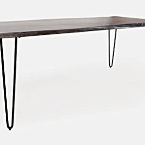 Jofran Nature's Live Edge Dining Table, 79', Slate