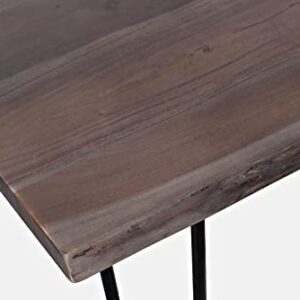 Jofran Nature's Live Edge Dining Table, 79', Slate