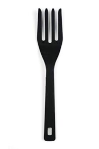 rsvp international (eff-tq) silicone flexible fork, black, 11" | mixes ingredients, mashes food, whisks eggs, & more | dishwasher safe & heat resistant | baking, serving, mixing made easy