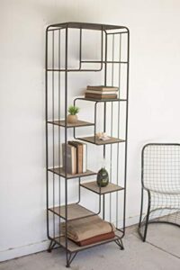 kalalou chw1006 multi level wood and shelving unit, see image