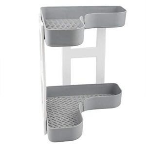 Bathroom Corner Shelf - Muti-Function Double Layers Corner Storage Shelf Rack Organizer for Bathroom Kitchen Bedroom