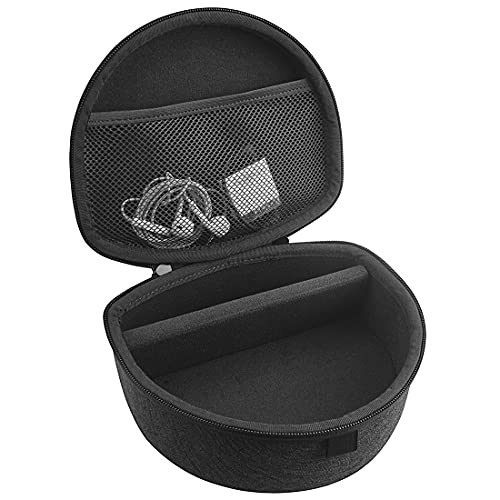 Geekria Shield Headphones Case Compatible with Sennheiser HD 450BT, Momentum 3, Momentum 2, HD 4.50 Case, Replacement Hard Shell Travel Carrying Bag with Cable Storage (Dark Grey)