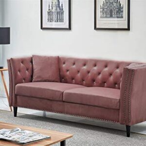 Container Furniture Direct Arielle Sofas, Rose