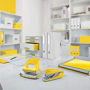 Leitz Medium Storage Cube, Yellow, Click and Store Range, 61090016