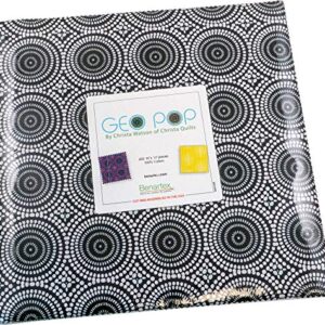 Christa Watson Geo Pop 10X10 Pack 42 10-inch Squares Layer Cake Benartex