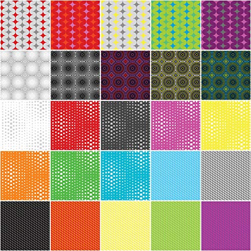 Christa Watson Geo Pop 10X10 Pack 42 10-inch Squares Layer Cake Benartex