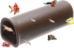 saim betta fish shrimp cave aquarium cave ceramic spawning breeding cone shelter fish tank decorations fish bowl ornament (larger)