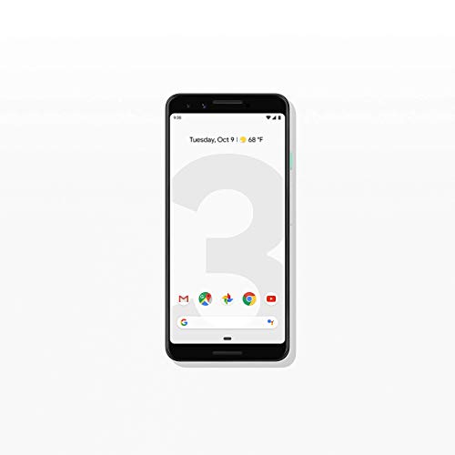 Google - Pixel 3 with 64GB Memory Cell Phone (Unlocked) - Clearly White (Renewed)