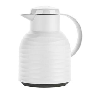 emsa samba wave vacuum flask 1 litre plastic