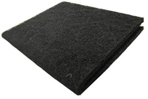 ea premium carbon infused filter pad 18x10 - cut to fit for aquariums and pond