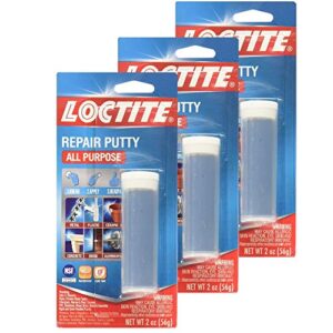 loctite 1999131 all purpose repair putty, 2 ounces - 3 pack