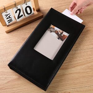 Vienrose Photo Album 4x6 300 Photos Leather Cover Extra Large Capacity Picture Book with Pockets for Wedding Family Anniversary Baby